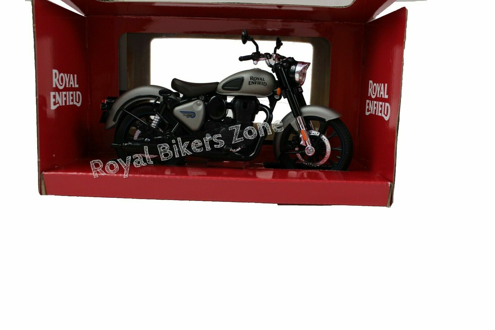 Royal Enfield "3D Scale Model Dark Gunmetal Grey" For New Classic 350cc ...