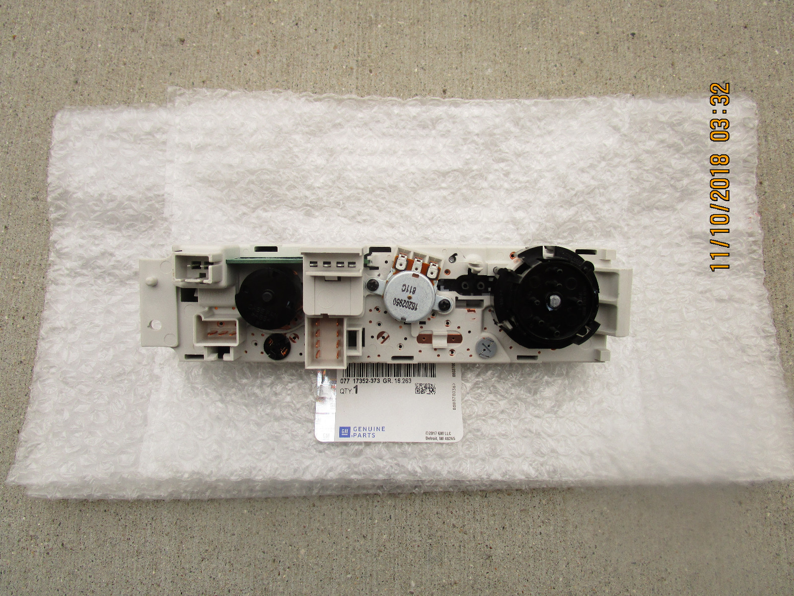 08 - 18 CHEVY EXPRESS 3500 2500 A/C HEATER CLIMATE TEMPERATURE CONTROL ...