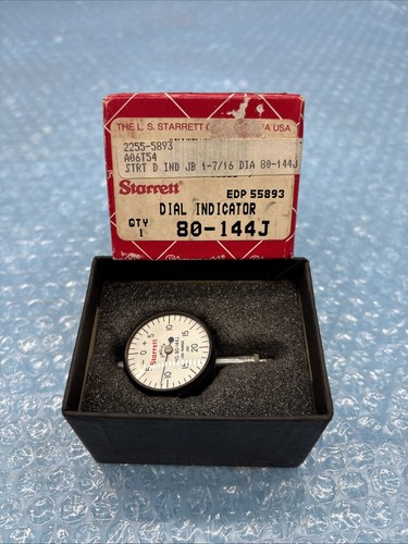 Starrett 80-144J Dial Indicator 0.001" | eBay