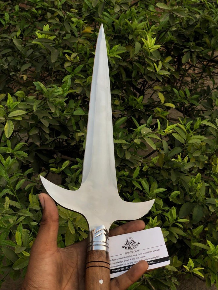 Custom Handmade Carbon Steel Blade Viking Pole-arm Spear | Hunting ...