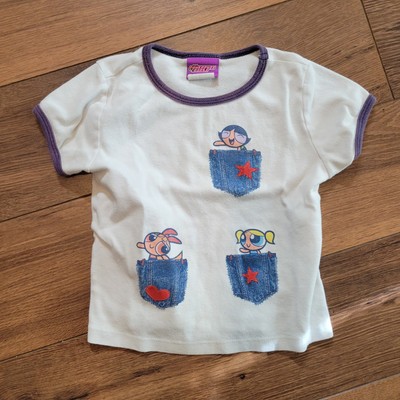 Vintage Y2k 2000s Powerpuff Girls Cartoon Network Ringer Shirt Girls ...