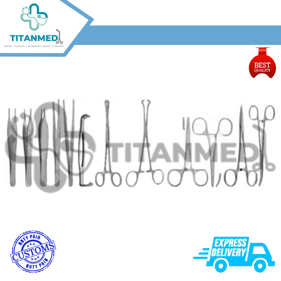 108 Pcs Major Surgery Basic Kit Surgical Medical Instruments Set German ...