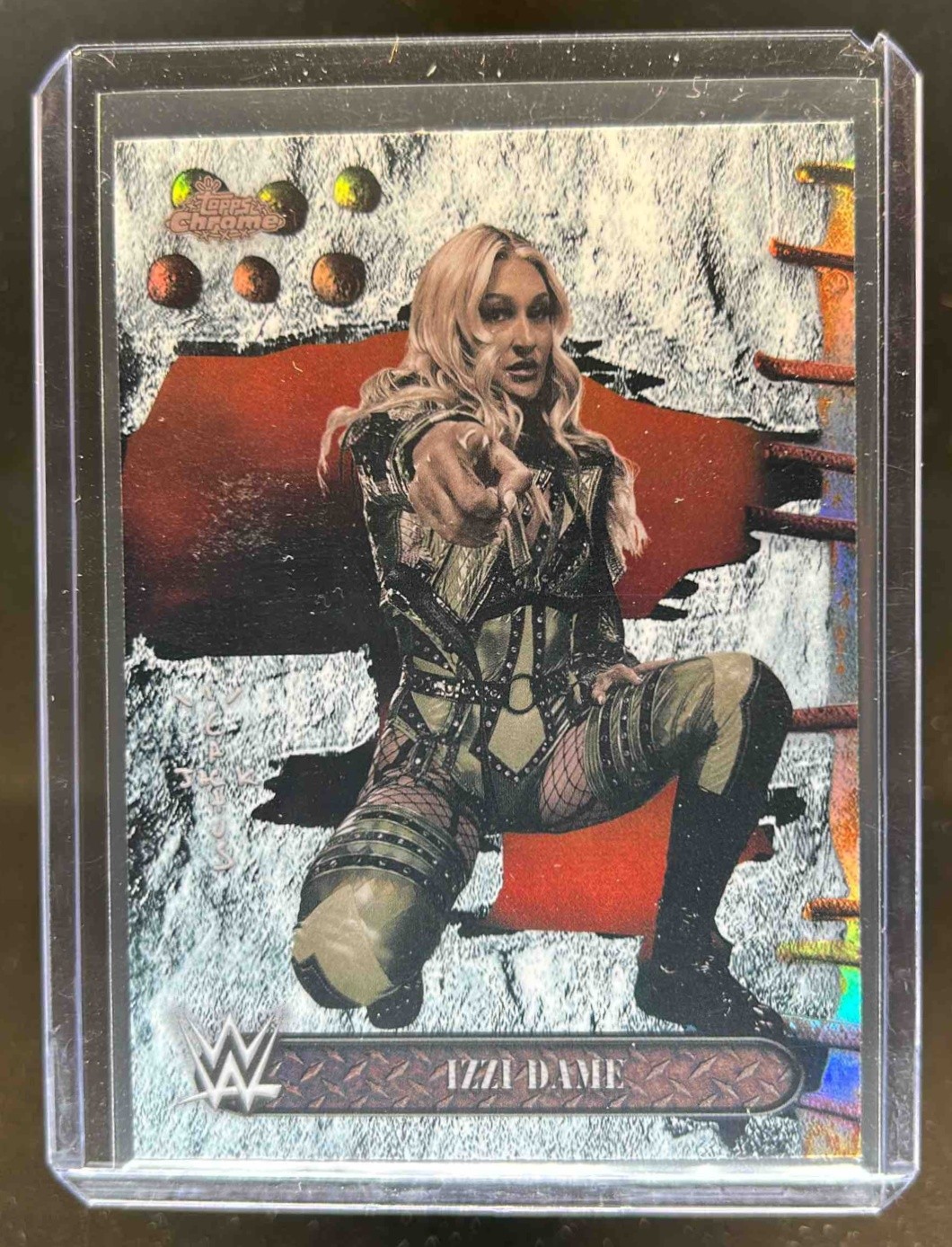 Izzi Dame 2025 Topps Chrome WWE x Cactus Jack #AKA-IDE Astroknights ...