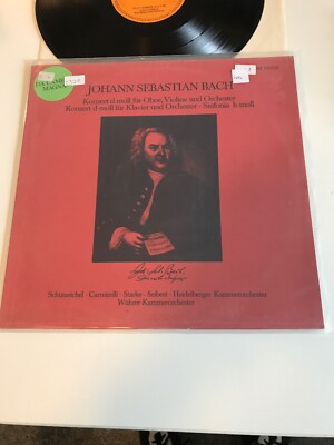 Bach Konzert Oboe/Violine/Orchester LP Kurt Seibert Klavier 6141 | eBay