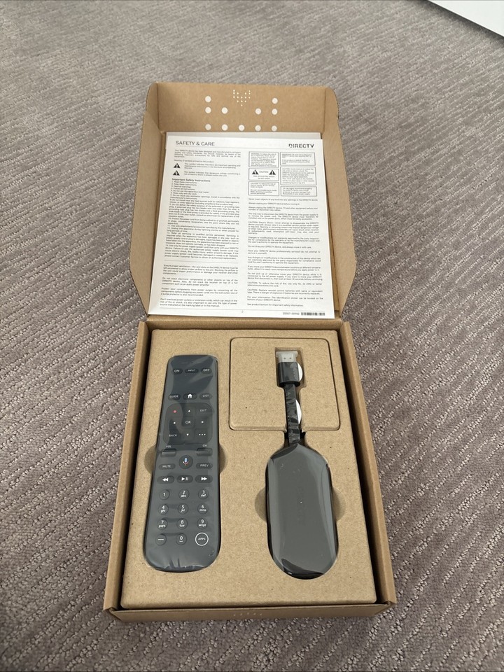 DIRECTV Gemini Air 4K Stream Device P21KW-500 VERSION 4.1.0.4 w/ Setup ...