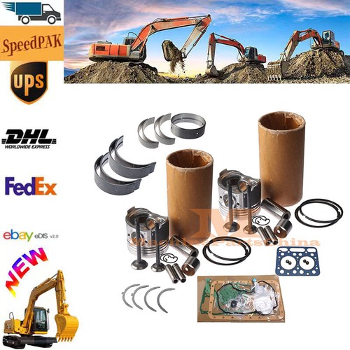 New Overhaul Rebuild Kit For Yanmar 2TN66E Engine Komatsu PC03 DAEWOO ...