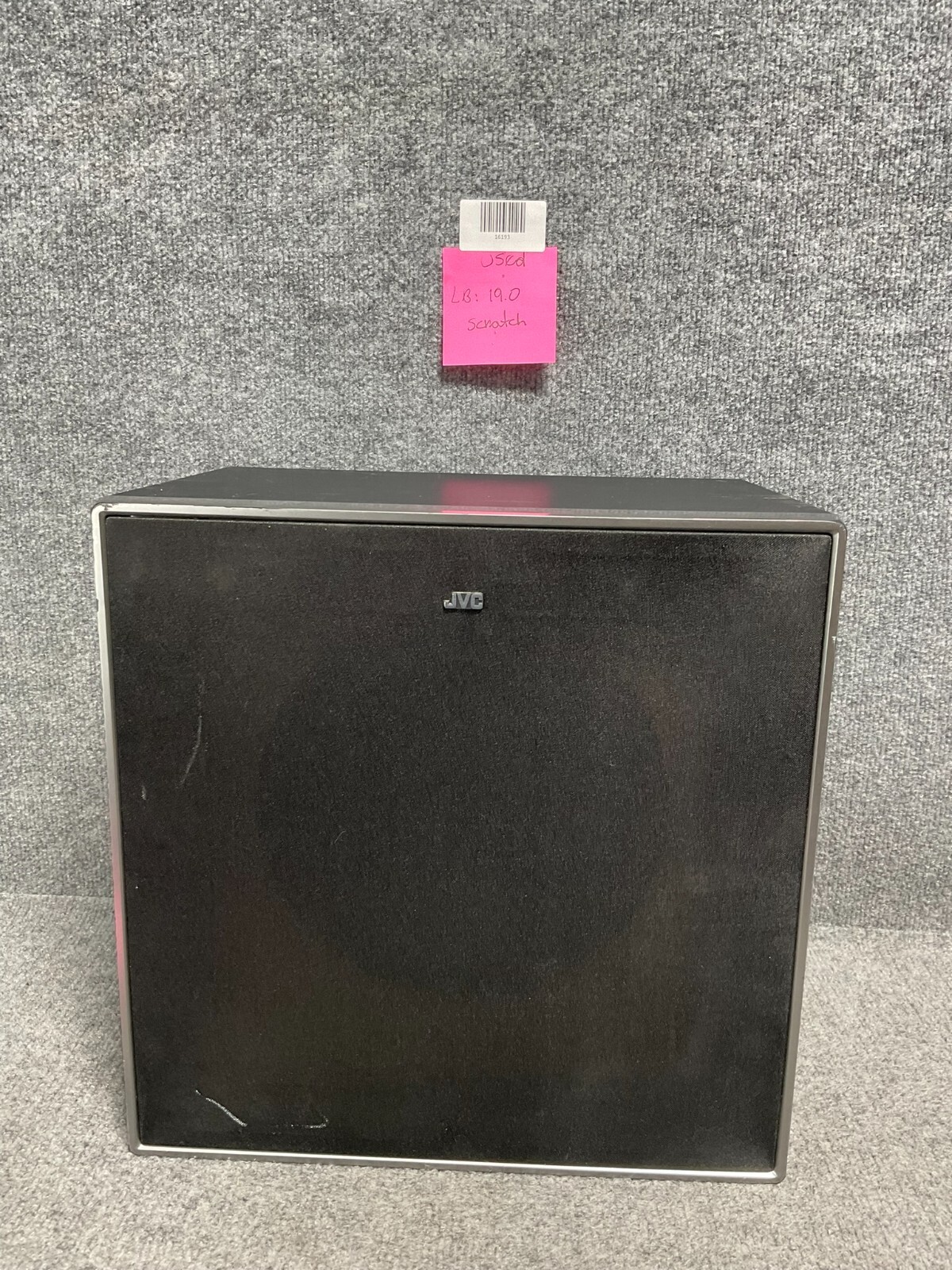 JVC Subwoofer Only SP-THD6W, Power 200W Impedance 3 Ohms In Black Color ...