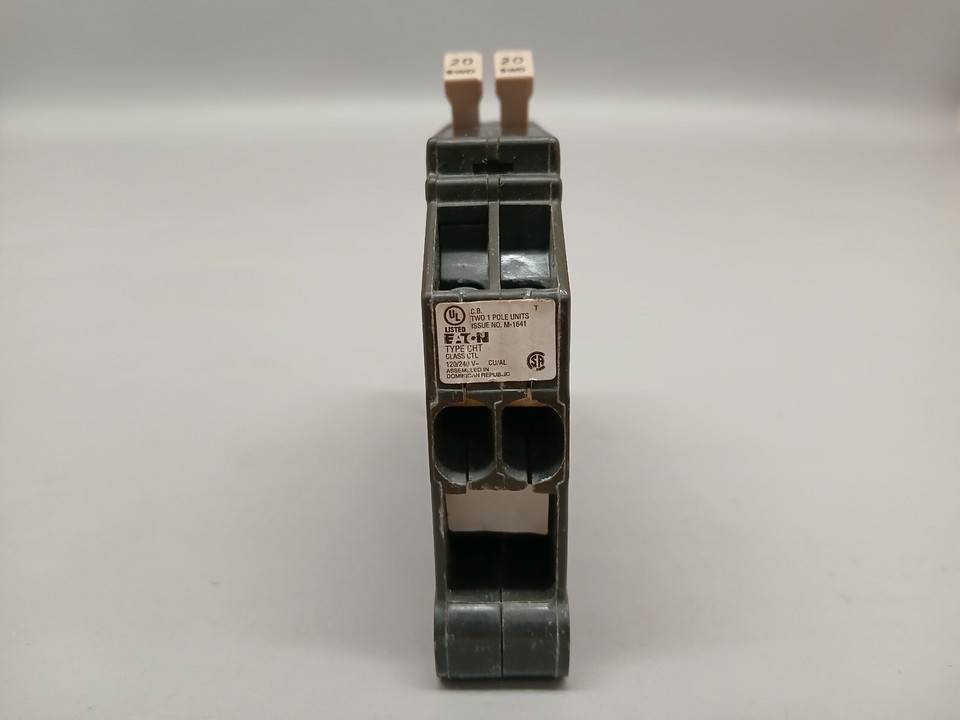 Cutler Hammer CHT2020 20/20 Amp Tandem Twin Circuit Breaker | eBay