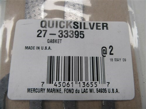 Mercury Mercruiser Quicksilver OEM Part # 27-806871a96 Gasket Set for ...
