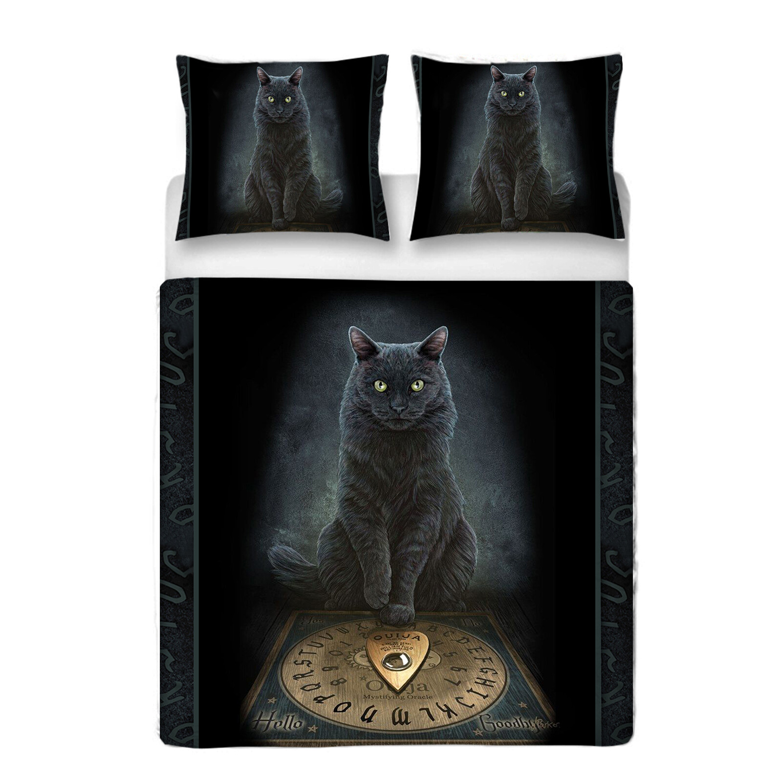 Black Cat Duvet Cover 3D Animal Bedding Set With Pillowcases Single black-cat-duvet-cover-3d-animal-bedding-set-with-pillowcases-single