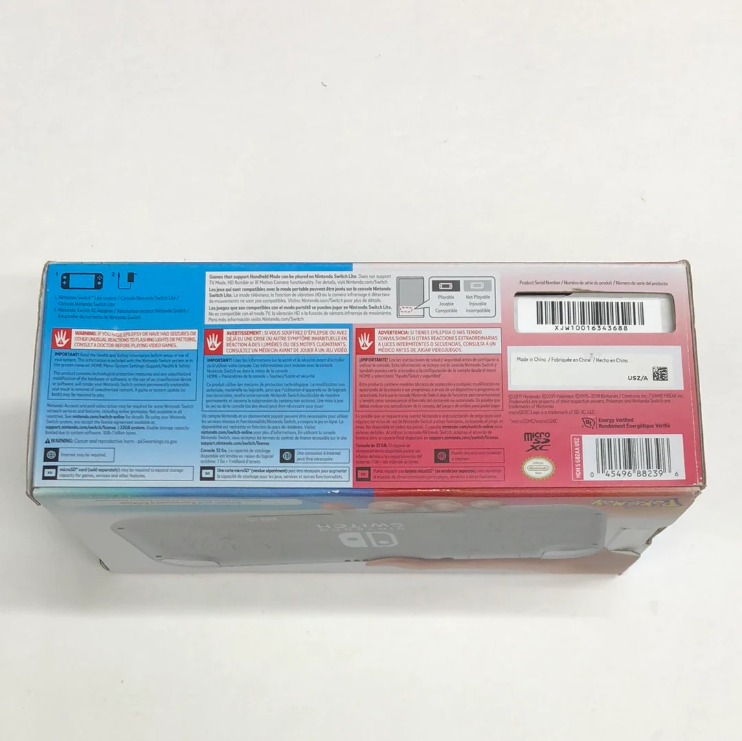 Switch - Console Box & Inserts Only Zacian and Zamazenta Pokemon ...