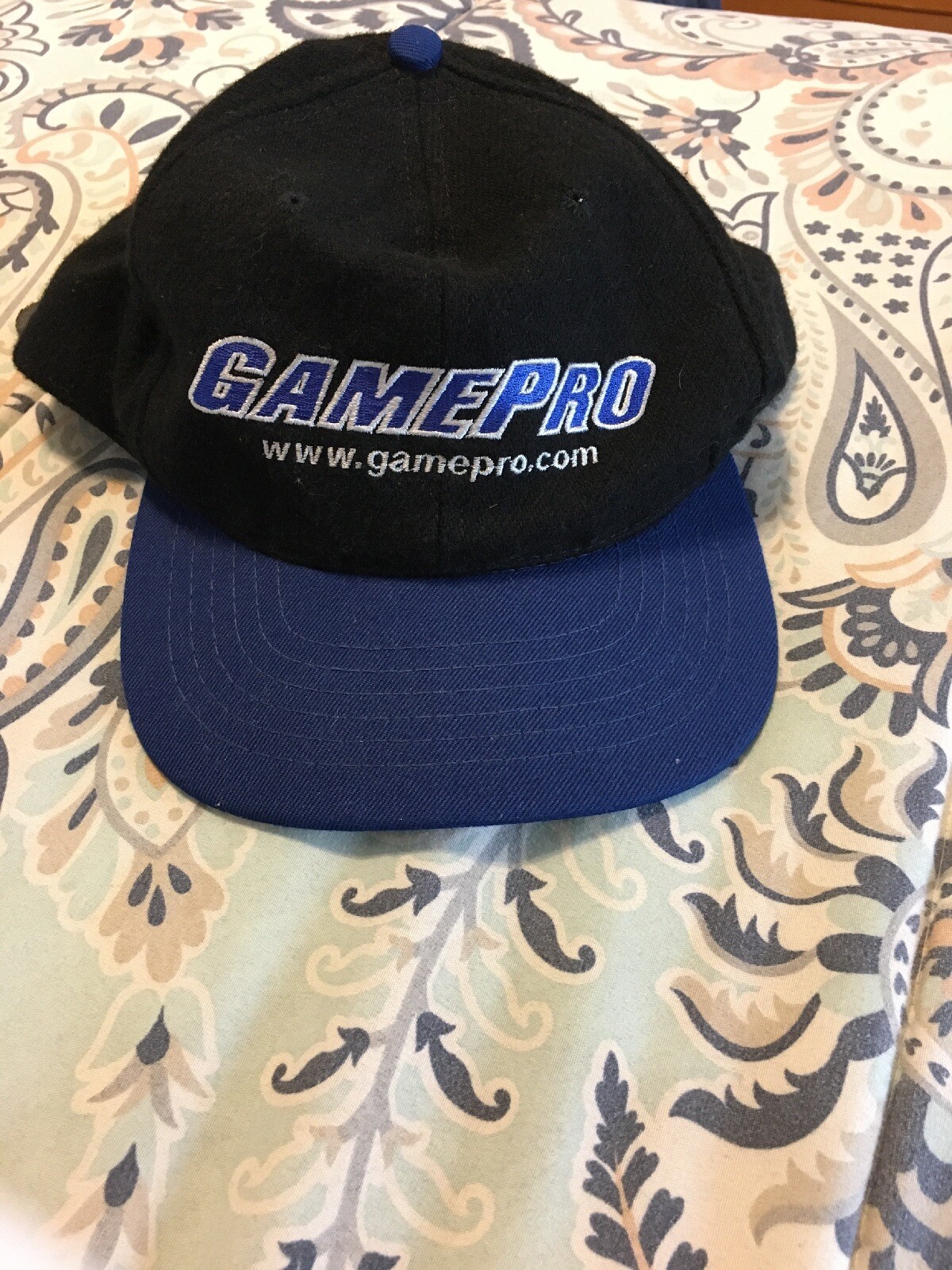 GamePro Black And Blue Baseball Cap | eBay