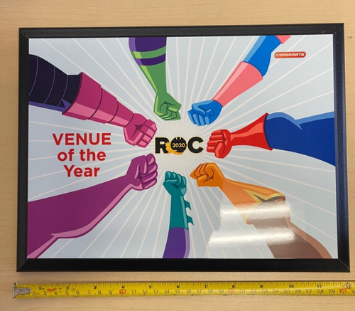 Gamermats Venue of the Year ROC 2020 - Hanging Decor Board - 30" x 22 ...
