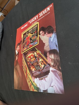 Williams Lucky Seven Original Pinball Flyer | eBay