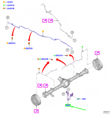 2001 Ford Ranger Brake Line Diagram 2000 F150 Rear Brake Lines Ford