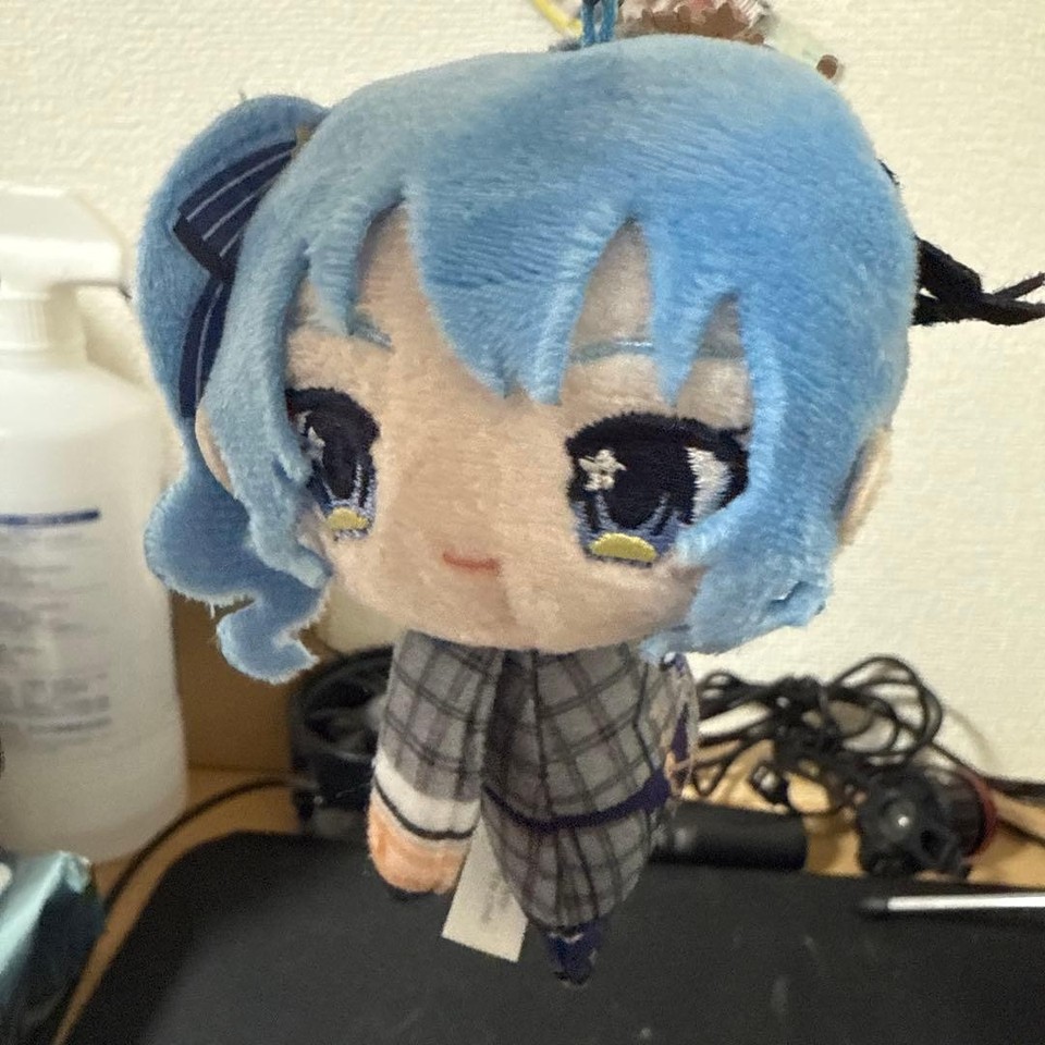 Hololive Hoshimachi Suisei Tetekore Plush Keychain | eBay