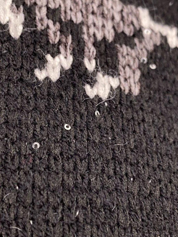 DAIRIKU Knit Sweater Rabbi Oversized Pullover M Rayon Black Animal 24AW ...