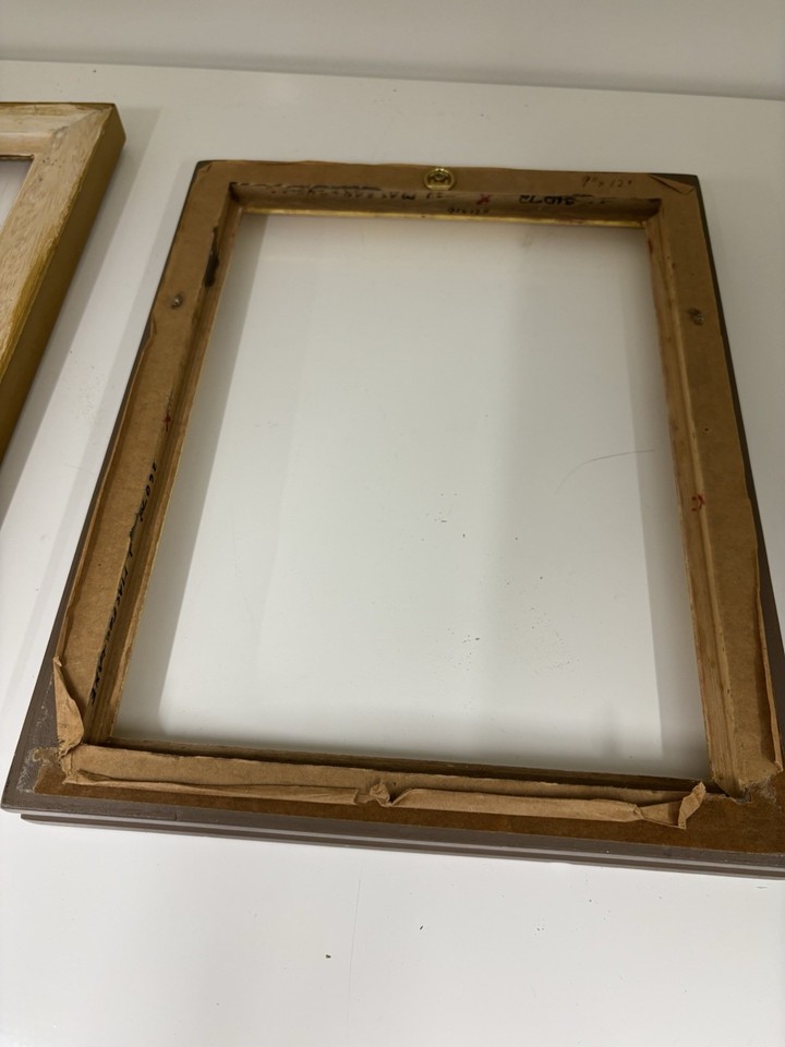 Wooden Picture Frames Nice well made X2 In Rose Gold Colour see listing ...