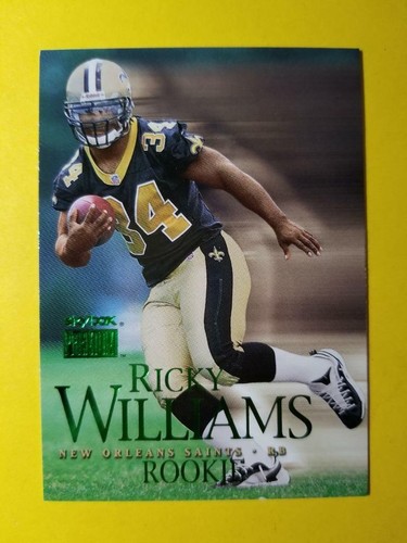 RICKY WILLIAMS - RC ROOKIE #212 NEW ORLEANS SAINTS - TEXAS - 1999 ...
