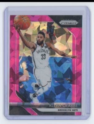 2018-19 Panini Prizm Pink Cracked Ice Allen Crabbe Basketball Cards ...
