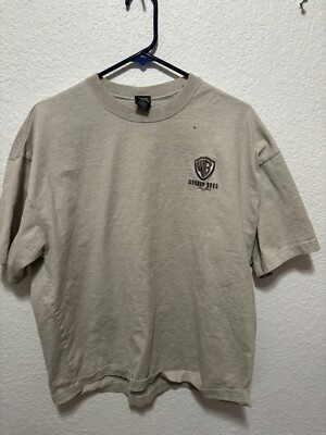 Vintage Warner Bros. Studio Store Looney Tunes WB logo T-Shirt XL | eBay