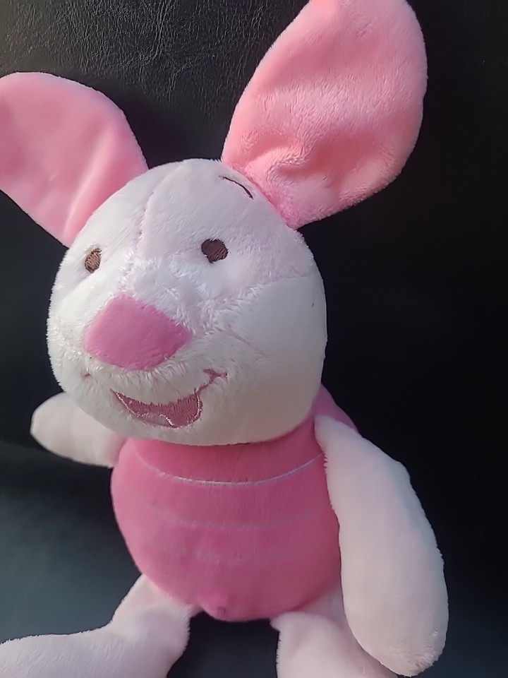 Disney Baby Winnie The Pooh Piglet Rattle Crinkle Stuffed Animal Toy 12 ...