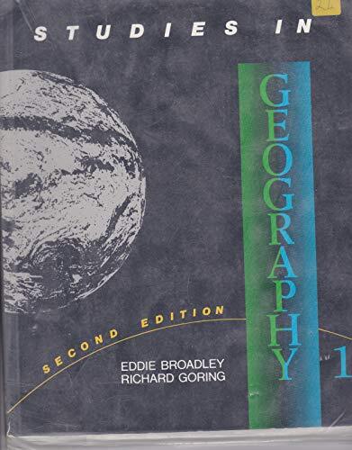 Studies in Geography: Bk. 1 By Eddie Broadley, R. Goring, Ritchi ...