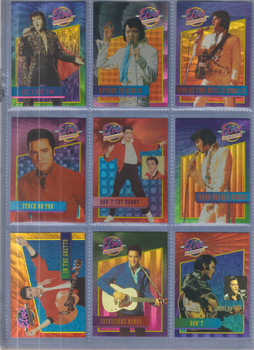 1992 River Group Elvis Collection Foil Insert Set Lot Of 16, 32 yrs old ...