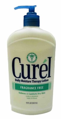 curel daily moisture therapy lotion fragrance free 18oz scuffed bottle ...