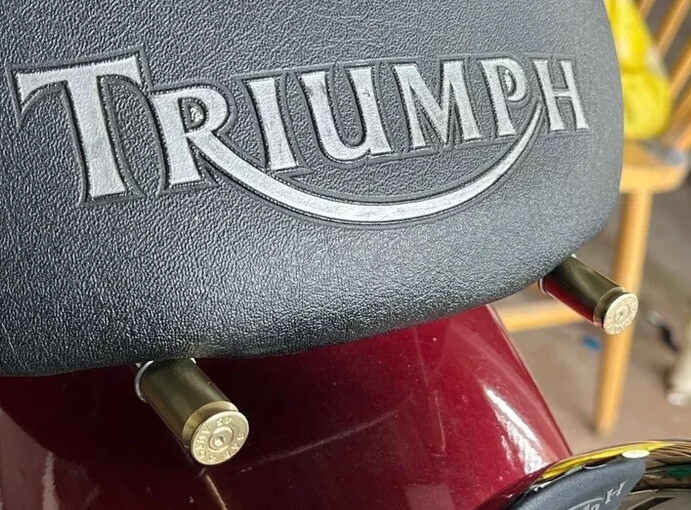 Triumph Motorcycle Long Bullet Seat Bolts For Bonne Thruxton Scrambler ...