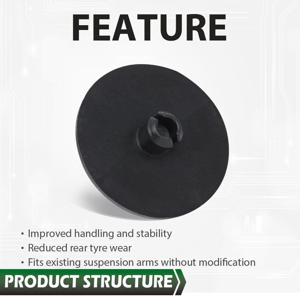 12pcs 2" Leaf Spring End Tip Pad Anti Squeak Insert Cushion Plastic ...