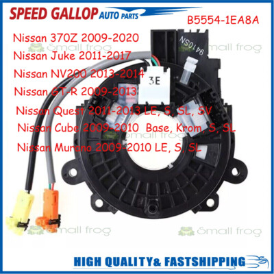 Clock Spring For Nissan 370Z 2009-2020 B5554-1EA8A Nissan Juke GT-R ...