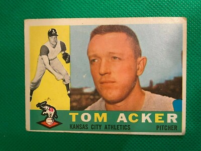 1960 topps # 274 TOM ACKER | eBay