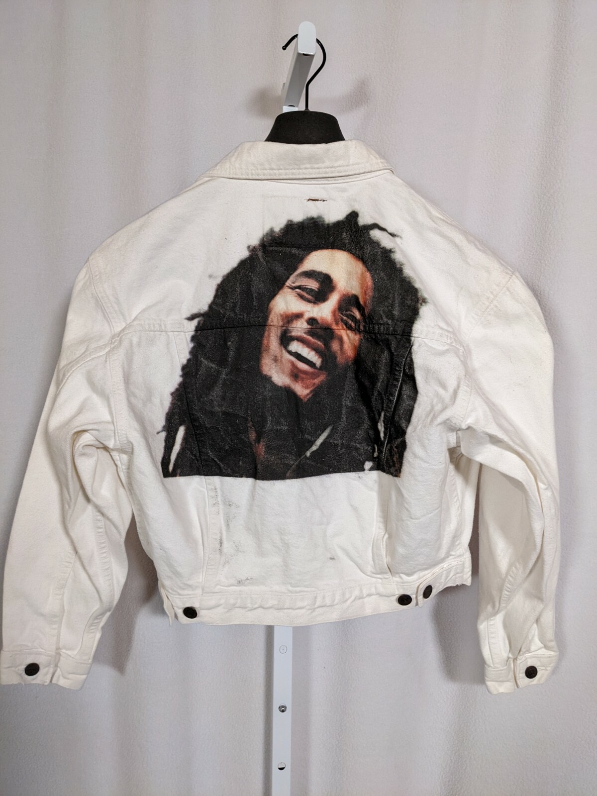 Big John Japan Selvedge Denim White Trucker Jacket Bo… - Gem