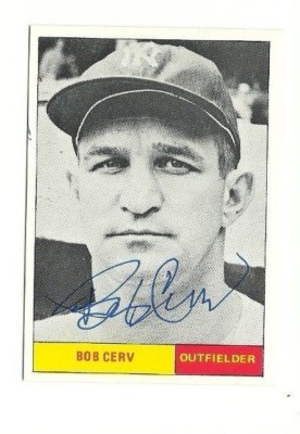 Bob Cerv Renata Galasso 1961 Yankees B/W signed autographed card | eBay