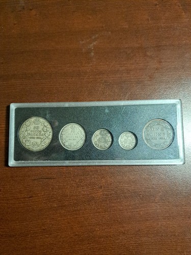 1908-1998 Royal Canadian Mint Sterling Silver Coin Set - Antique Finish ...
