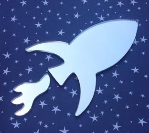 Rocket Shaped Mirrors (3mm Acrylic Mirror, Several Sizes Available) | eBay