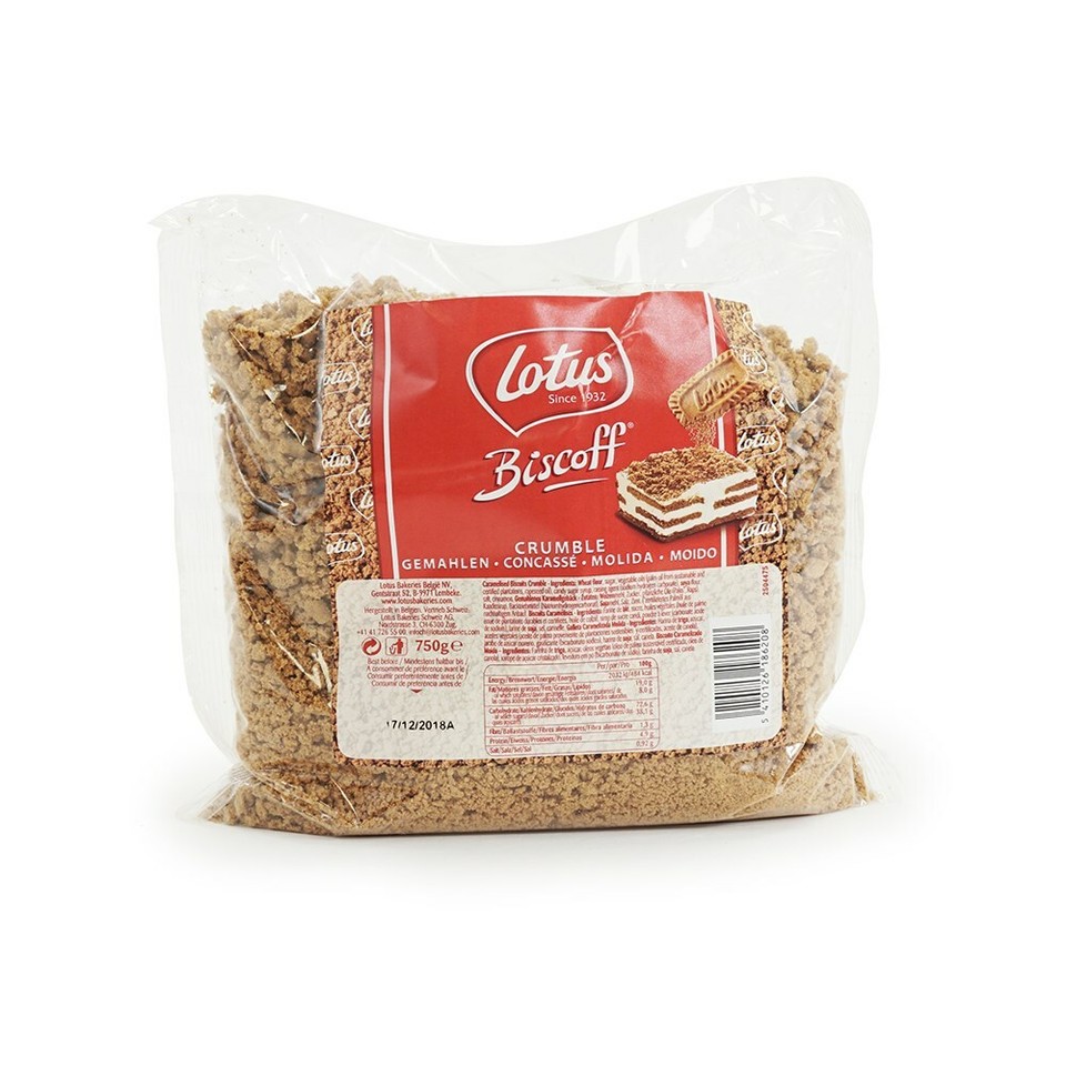 NEW Lotus Biscoff Crumble Caramelized Lotus Biscuit Crumbs, Baking ...