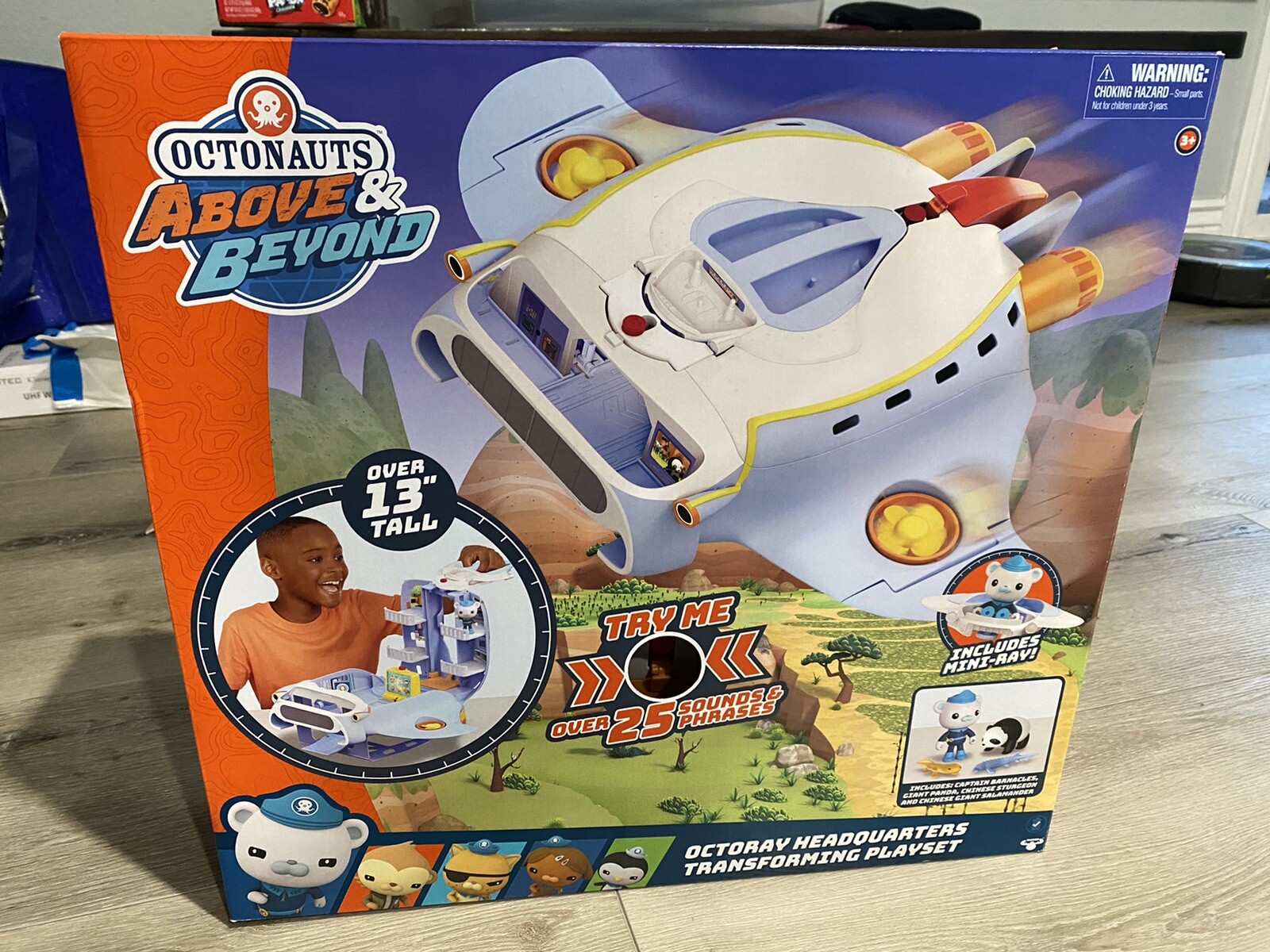 Above & Beyond | Octoray Transforming Playset | 7 Pieces | 25+ Lights ...