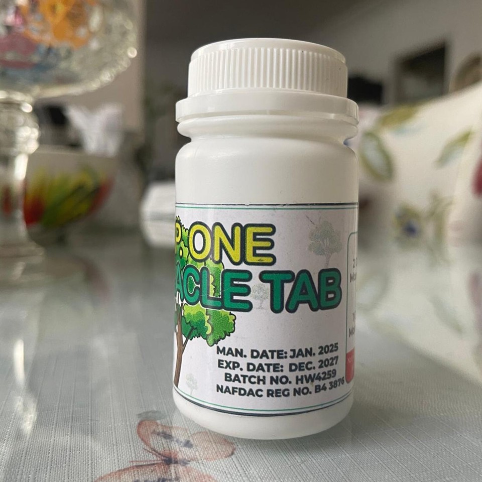 P. one Miracle Tab Pills Pain Supplement Original Made in Ghana USA ...