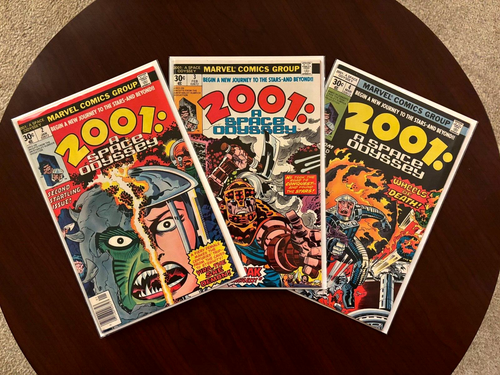 (Lot of 3 Comics) 2001: A Space Odyssey #2 #3 #4 (Marvel 1977) Jack ...