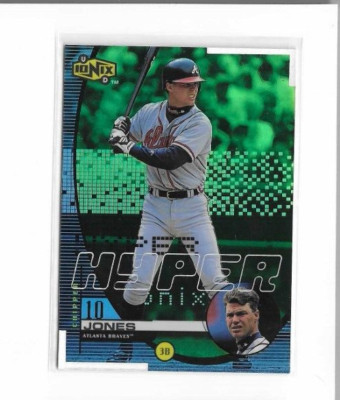 1999 UD Ionix Hyper Chipper Jones #H7 Braves | eBay