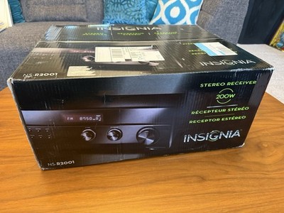 Insignia NS-R2001 - 2 Channel AM FM Phono Stereo Receiver System Amp ...
