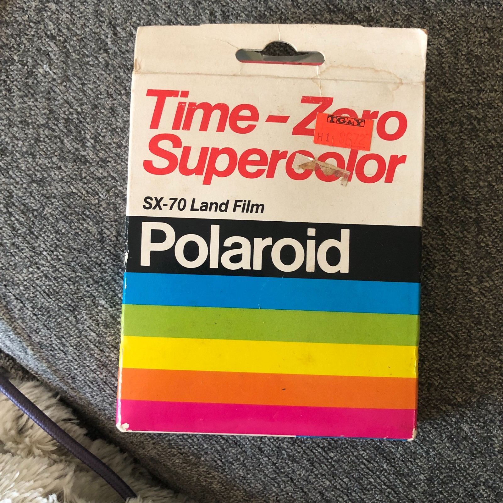 Vintage Polaroid Time Zero Supercolor SX-70 Land Film 10- EXPIRED 4/ ...