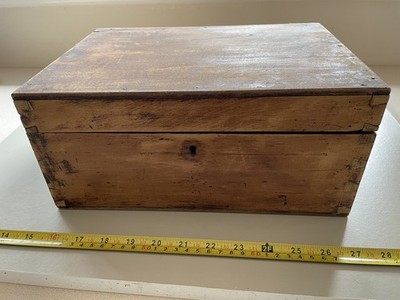 Vintage Possible Royal Navy Ditty Box WOODEN BOX FOR RESTORATION ...