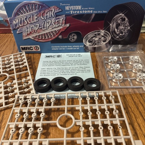 Rare MRC Muscle Car Hop Up Set Keystone Klassic Wheels Firestone Wide ...