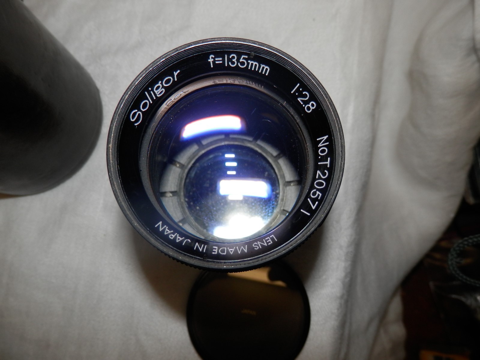 vintage soligor lens F=135mm 1:2.8 screw on mount pentax no.T20571 zoom ...