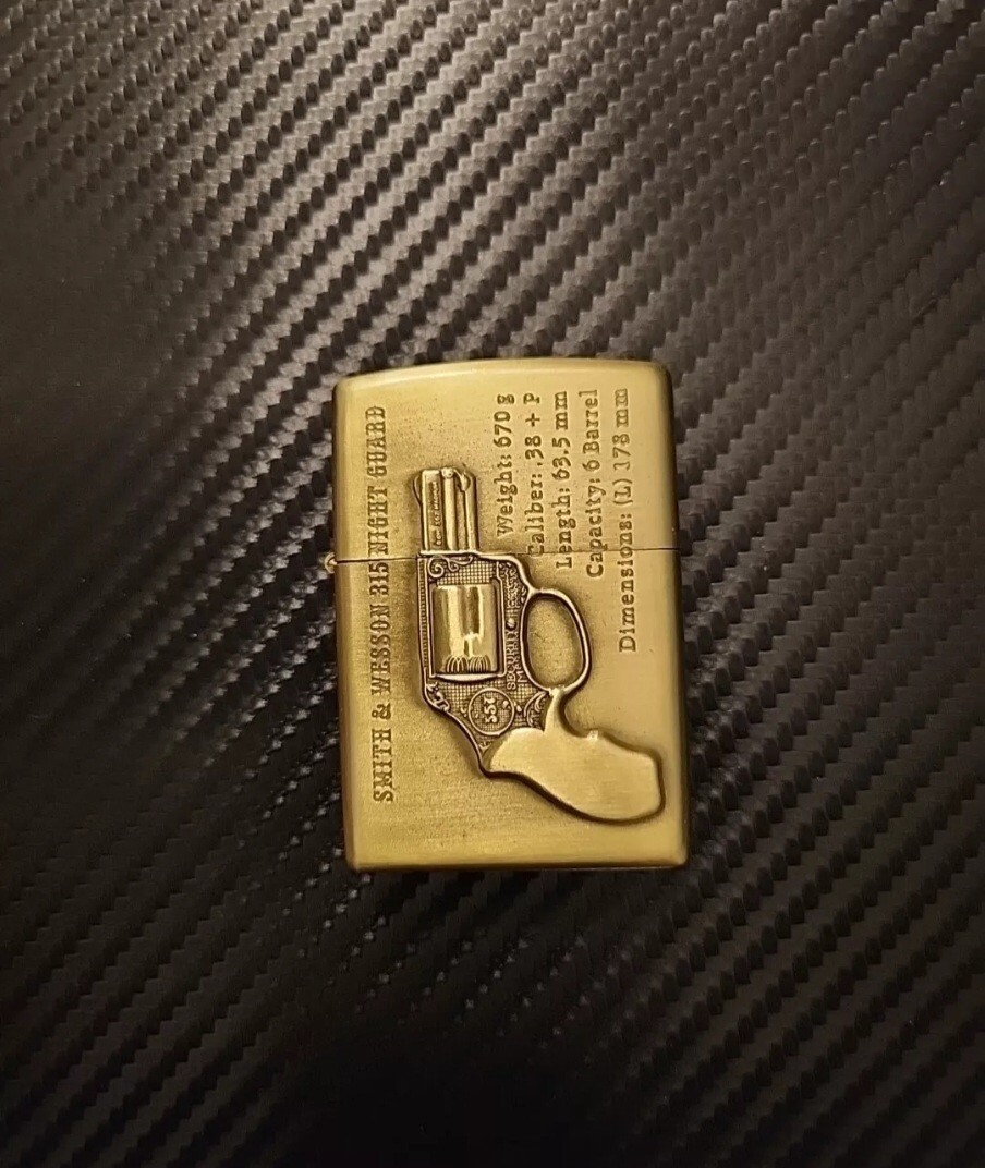 Unbrand Zippo, Windproof Lighter, Revolver Gun