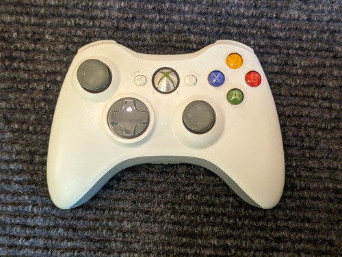 Genuine OEM White Microsoft Xbox 360 Wireless Controller w/ Back ...