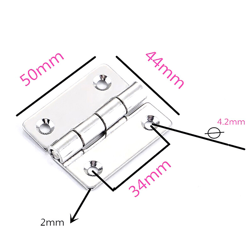 Stainless Steel Flat Hinge Cabinet Door Windows Hinge Wooden Box Mini ...